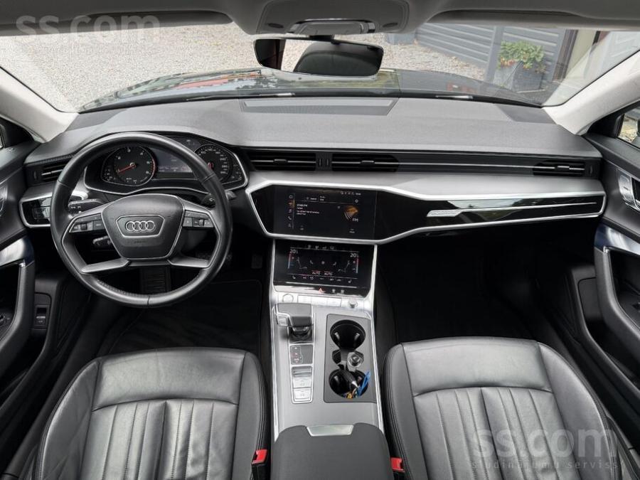 Black Audi A6 2019 in Riga, with an engine capacity of 2.00 L and mileage of 183 thousand km for 19790 €, photo 6 on AUTOMOTO.COM.LV
