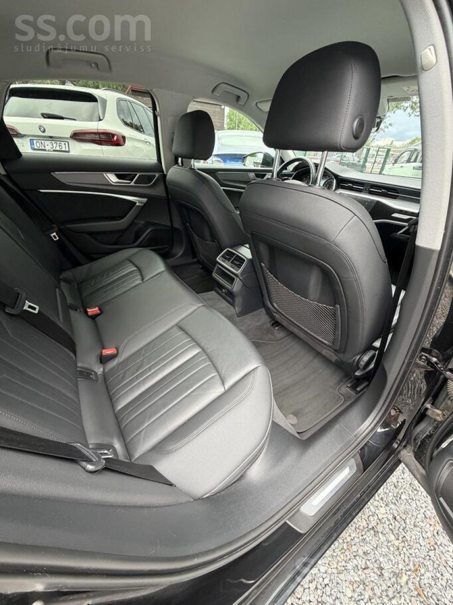 Black Audi A6 2019 in Riga, with an engine capacity of 2.00 L and mileage of 183 thousand km for 19790 €, photo 8 on AUTOMOTO.COM.LV