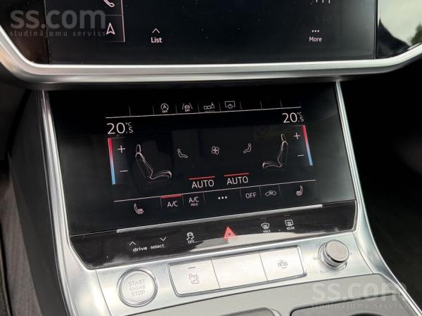 Black Audi A6 2019 in Riga, with an engine capacity of 2.00 L and mileage of 183 thousand km for 19790 €, photo 9 on AUTOMOTO.COM.LV