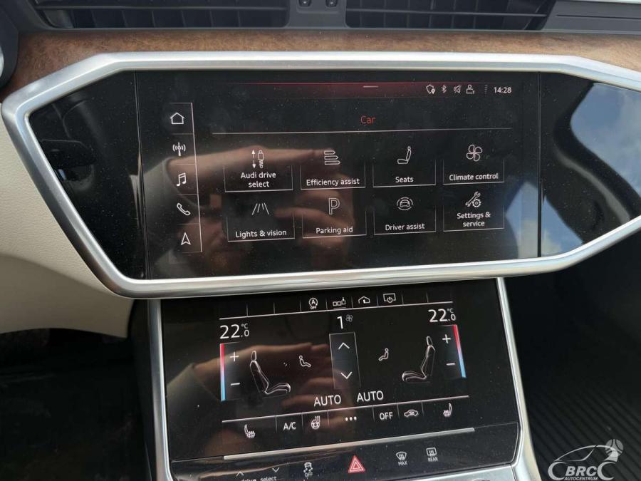 Черный Ауди А6 2019 в Клайпеда, объемом двигателя 3.00 л и пробегом 96 тыс. км за 23000 €, фото 16 на AUTOMOTO.COM.LV