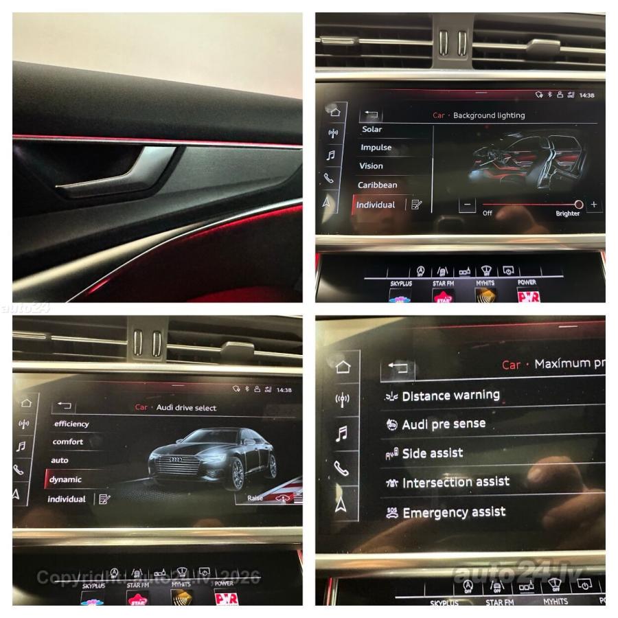 Melns Audi A6 2019 Tartu, ar dzinēja tilpumu 3.00 L un nobraukumu 98 tūkst. km par 36900 €, foto 16 vietnē AUTOMOTO.COM.LV