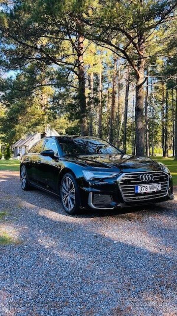 Black Audi A6 2020 in Tallinn, with an engine capacity of 3.00 L and mileage of 91 thousand km for 49999 €, photo 11 on AUTOMOTO.COM.LV