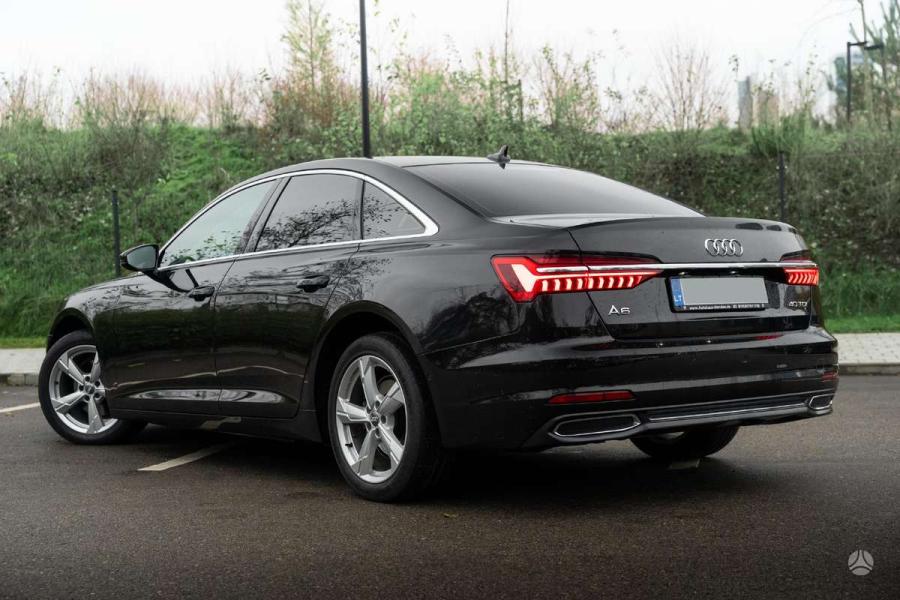Black Audi A6 2020 in Vilnius, with an engine capacity of 0.00 L and mileage of 120 thousand km for 28500 €, photo 2 on AUTOMOTO.COM.LV