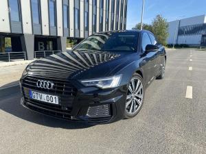 Black Audi A6 2020 in Vilnius, with an engine capacity of 1.97 L and mileage of 190 thousand km for 19500 €, photo 4 on AUTOMOTO.COM.LV