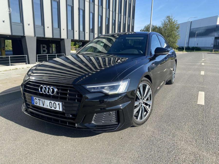 Black Audi A6 2020 in Vilnius, with an engine capacity of 1.97 L and mileage of 190 thousand km for 19500 €, photo 4 on AUTOMOTO.COM.LV