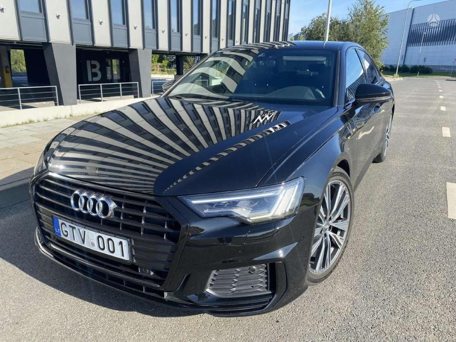 Black Audi A6 2020 in Vilnius, with an engine capacity of 1.97 L and mileage of 190 thousand km for 19500 €, photo 5 on AUTOMOTO.COM.LV