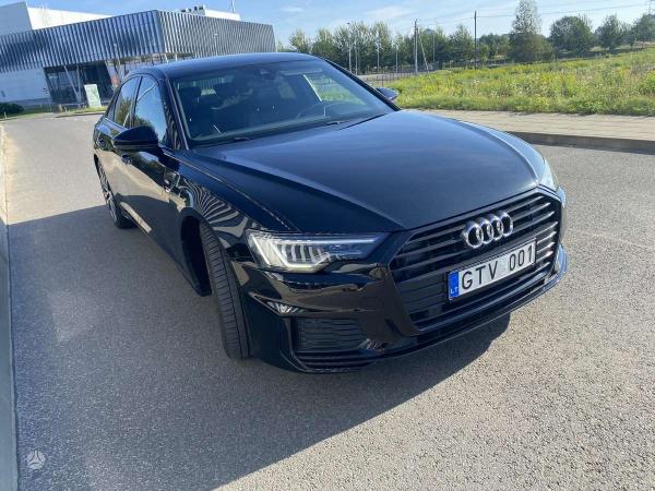 Black Audi A6 2020 in Vilnius, with an engine capacity of 1.97 L and mileage of 190 thousand km for 19500 €, photo 6 on AUTOMOTO.COM.LV
