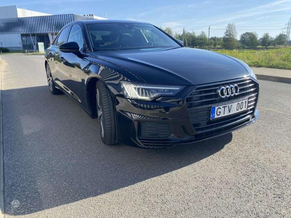 Black Audi A6 2020 in Vilnius, with an engine capacity of 1.97 L and mileage of 190 thousand km for 19500 €, photo 7 on AUTOMOTO.COM.LV