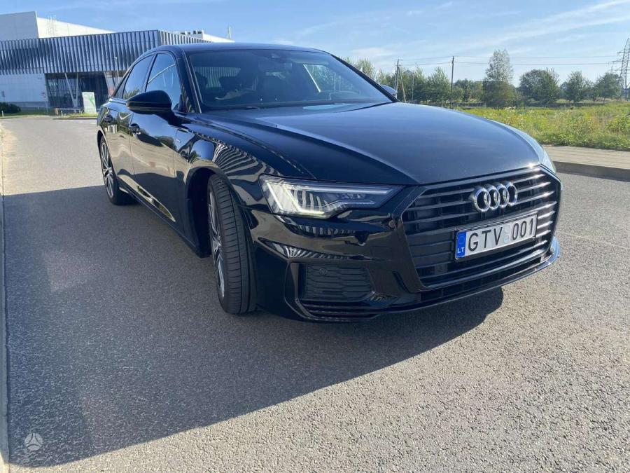 Black Audi A6 2020 in Vilnius, with an engine capacity of 1.97 L and mileage of 190 thousand km for 19500 €, photo 7 on AUTOMOTO.COM.LV