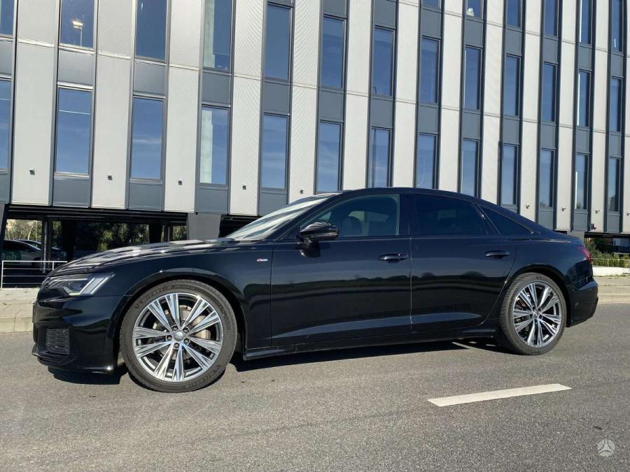 Black Audi A6 2020 in Vilnius, with an engine capacity of 1.97 L and mileage of 190 thousand km for 19500 €, photo 8 on AUTOMOTO.COM.LV
