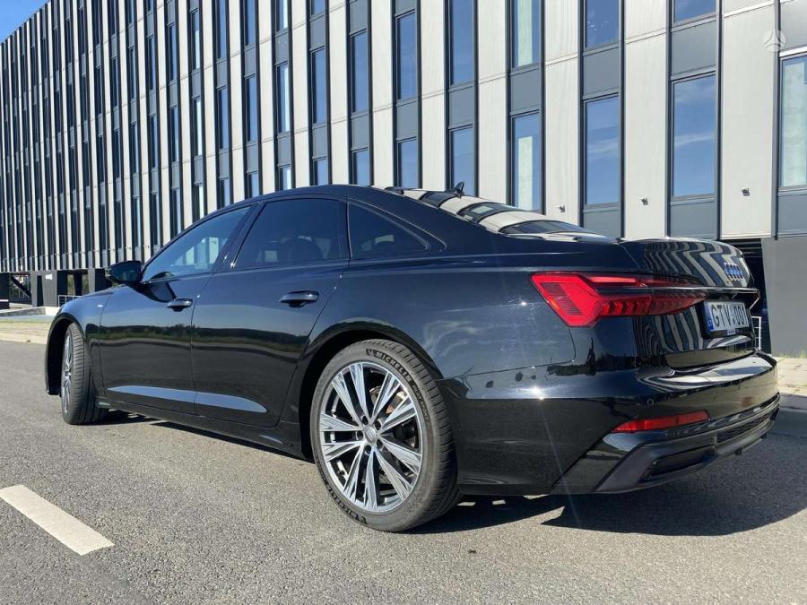 Black Audi A6 2020 in Vilnius, with an engine capacity of 1.97 L and mileage of 190 thousand km for 19500 €, photo 12 on AUTOMOTO.COM.LV