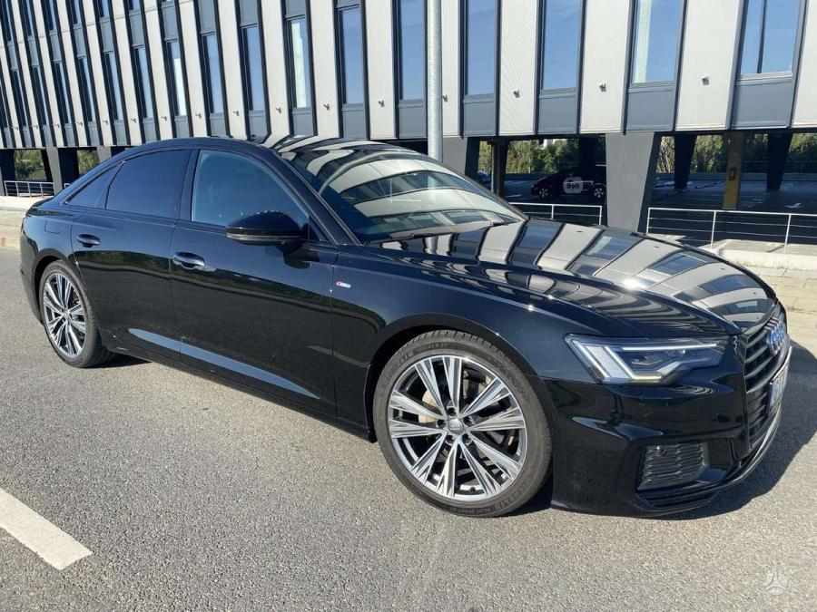 Black Audi A6 2020 in Vilnius, with an engine capacity of 1.97 L and mileage of 190 thousand km for 19500 €, photo 20 on AUTOMOTO.COM.LV