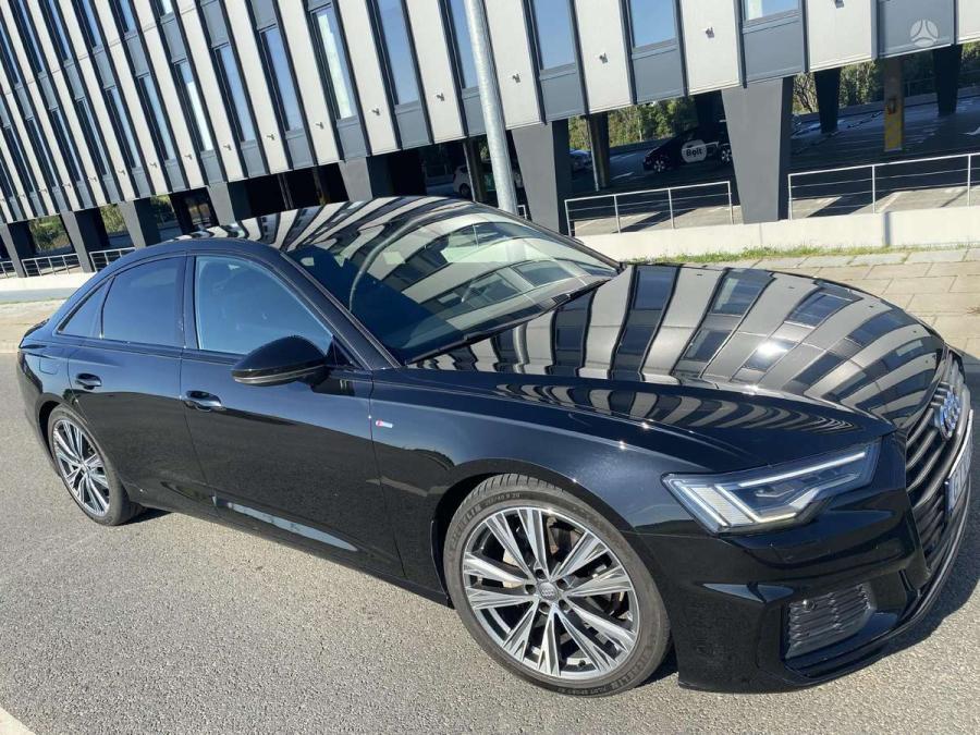 Black Audi A6 2020 in Vilnius, with an engine capacity of 1.97 L and mileage of 190 thousand km for 19500 €, photo 21 on AUTOMOTO.COM.LV