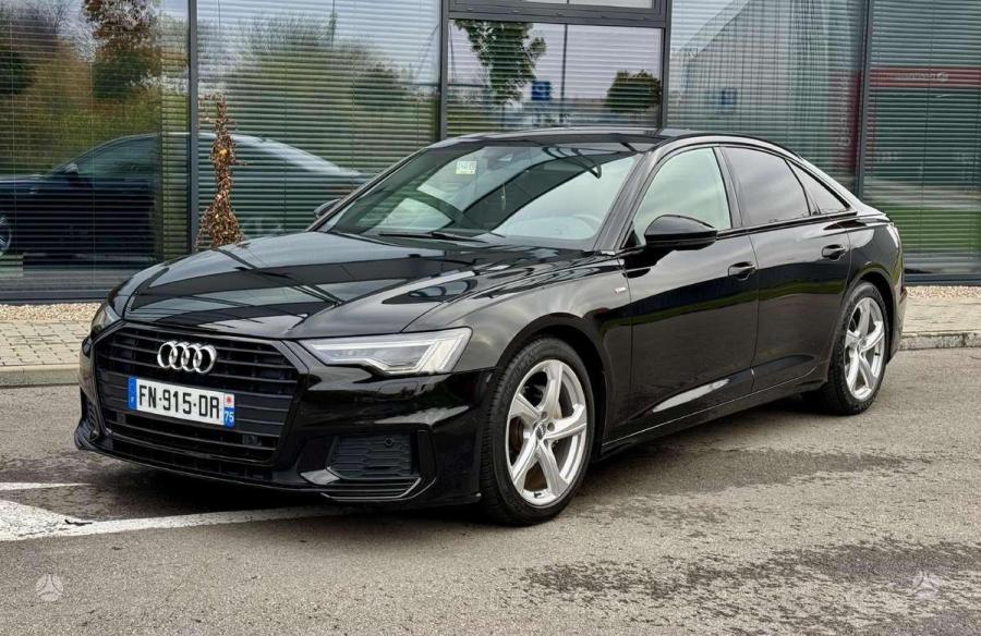 Black Audi A6 2020 in Vilnius, with an engine capacity of 1.97 L and mileage of 190 thousand km for 19500 €, photo 35 on AUTOMOTO.COM.LV