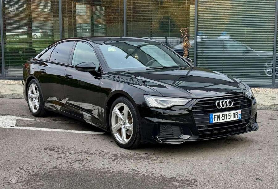 Black Audi A6 2020 in Vilnius, with an engine capacity of 1.97 L and mileage of 190 thousand km for 19500 €, photo 36 on AUTOMOTO.COM.LV