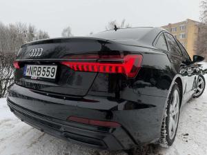 Black Audi A6 2020 in Kaunas, with an engine capacity of 1.97 L and mileage of 200 thousand km for 23800 €, photo 4 on AUTOMOTO.COM.LV