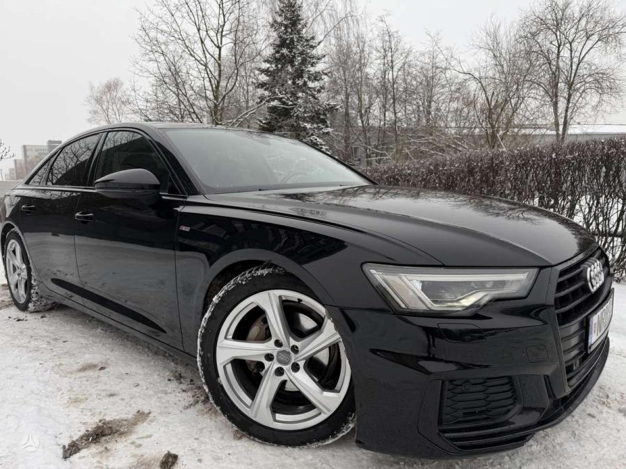 Black Audi A6 2020 in Kaunas, with an engine capacity of 1.97 L and mileage of 200 thousand km for 23800 €, photo 10 on AUTOMOTO.COM.LV