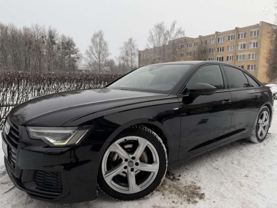 Black Audi A6 2020 in Kaunas, with an engine capacity of 1.97 L and mileage of 200 thousand km for 23800 €, photo 24 on AUTOMOTO.COM.LV