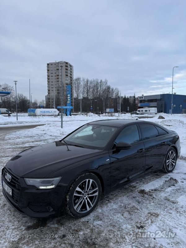 Melns Audi A6 2020 Tallina, ar dzinēja tilpumu 2.00 L un nobraukumu 92 tūkst. km par 31500 €, foto  vietnē AUTOMOTO.COM.LV