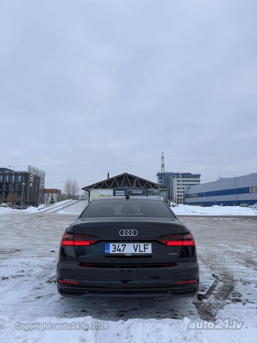 Black Audi A6 2020 in Tallinn, with an engine capacity of 2.00 L and mileage of 92 thousand km for 31500 €, photo 4 on AUTOMOTO.COM.LV