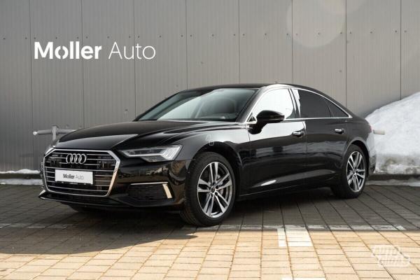 Black Audi A6 2020 in Vilnius, with an engine capacity of 2.00 L and mileage of 115 thousand km for 27900 €, photo 1 on AUTOMOTO.COM.LV