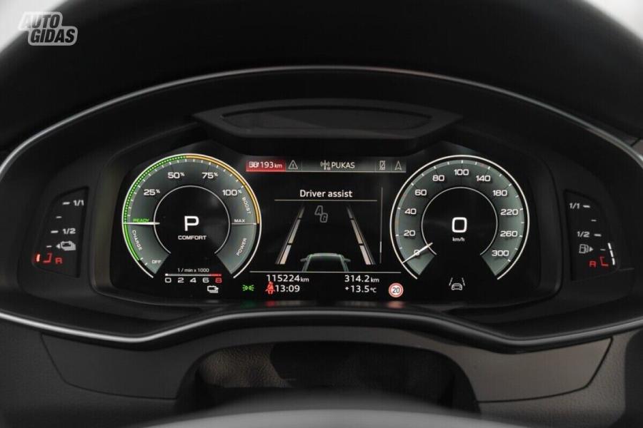 Melns Audi A6 2020 Viļņa, ar dzinēja tilpumu 2.00 L un nobraukumu 115 tūkst. km par 27900 €, foto 14 vietnē AUTOMOTO.COM.LV