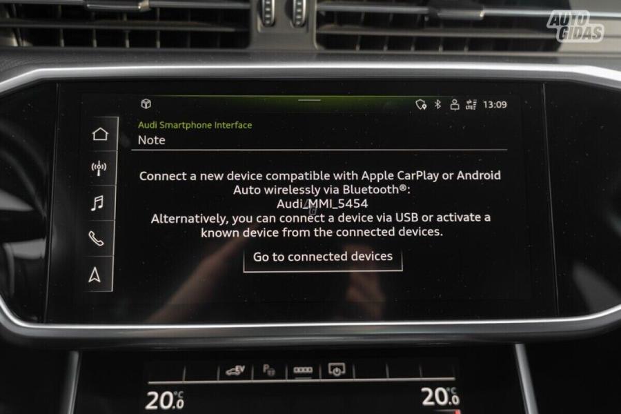 Melns Audi A6 2020 Viļņa, ar dzinēja tilpumu 2.00 L un nobraukumu 115 tūkst. km par 27900 €, foto 17 vietnē AUTOMOTO.COM.LV