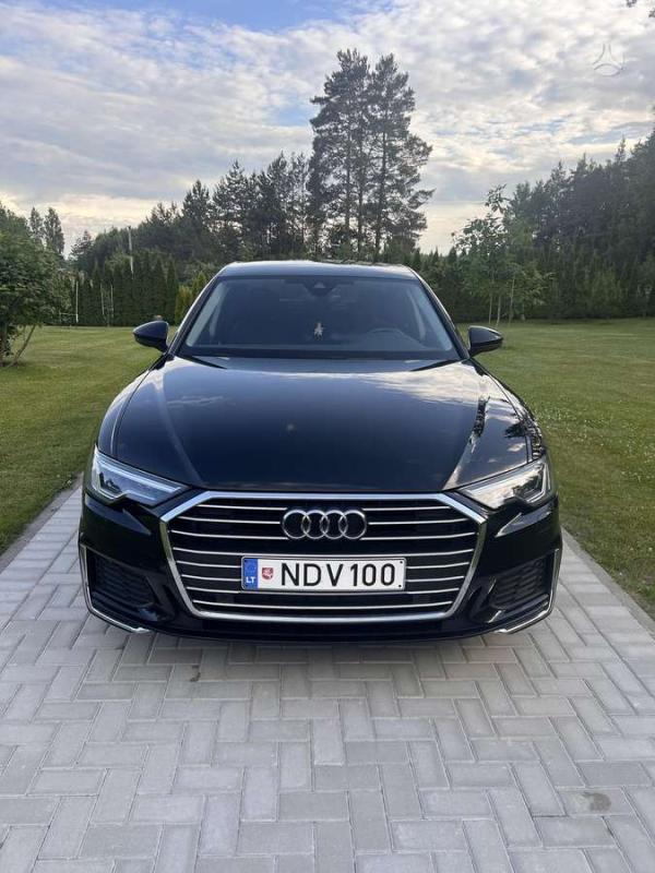 Melns Audi A6 2020 Viļņa, ar dzinēja tilpumu 1.97 L un nobraukumu 58 tūkst. km par 28 €, foto  vietnē AUTOMOTO.COM.LV