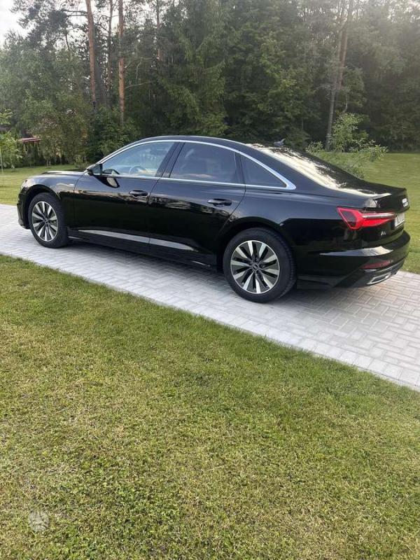 Black Audi A6 2020 in Vilnius, with an engine capacity of 1.97 L and mileage of 58 thousand km for 28 €, photo 5 on AUTOMOTO.COM.LV