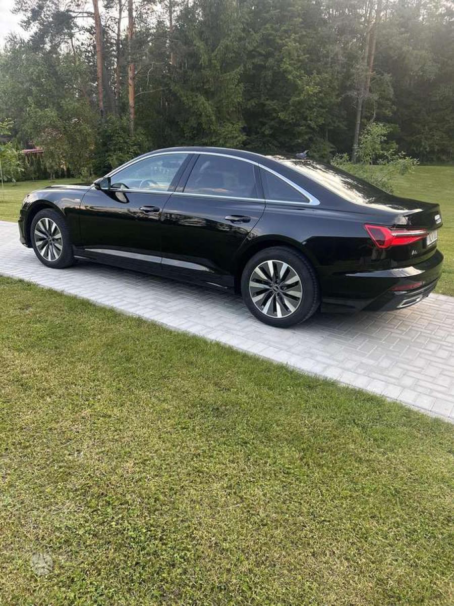 Black Audi A6 2020 in Vilnius, with an engine capacity of 1.97 L and mileage of 58 thousand km for 28 €, photo 6 on AUTOMOTO.COM.LV