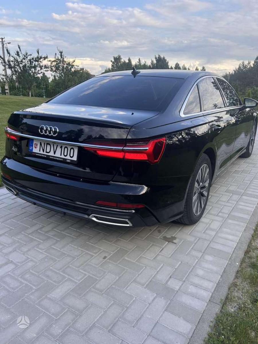 Black Audi A6 2020 in Vilnius, with an engine capacity of 1.97 L and mileage of 58 thousand km for 28 €, photo 7 on AUTOMOTO.COM.LV