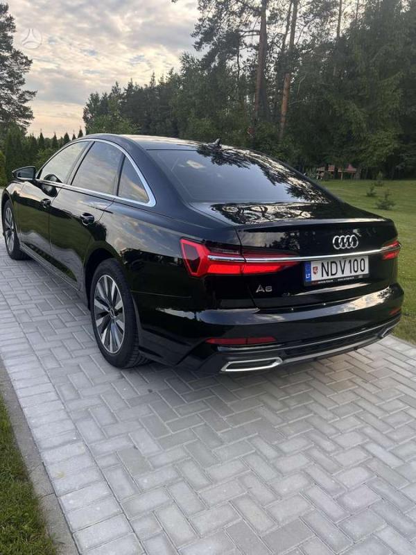 Black Audi A6 2020 in Vilnius, with an engine capacity of 1.97 L and mileage of 58 thousand km for 28 €, photo 7 on AUTOMOTO.COM.LV