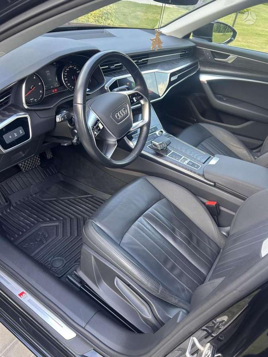 Black Audi A6 2020 in Vilnius, with an engine capacity of 1.97 L and mileage of 58 thousand km for 28 €, photo 15 on AUTOMOTO.COM.LV