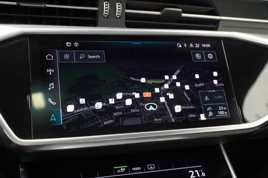 Melns Audi A6 2020 Tallina, ar dzinēja tilpumu 2.00 L un nobraukumu 121 tūkst. km par 30900 €, foto 21 vietnē AUTOMOTO.COM.LV