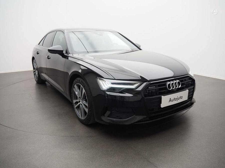 Black Audi A6 2020 in Vilnius, with an engine capacity of 1.98 L and mileage of 163 thousand km for 28850 €, photo 4 on AUTOMOTO.COM.LV
