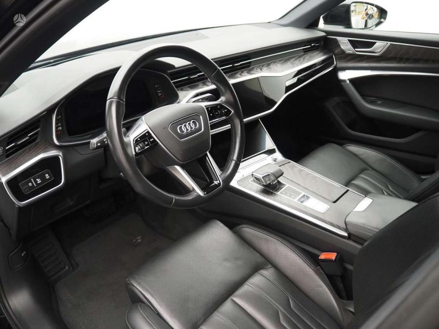 Black Audi A6 2020 in Vilnius, with an engine capacity of 1.98 L and mileage of 163 thousand km for 28850 €, photo 23 on AUTOMOTO.COM.LV