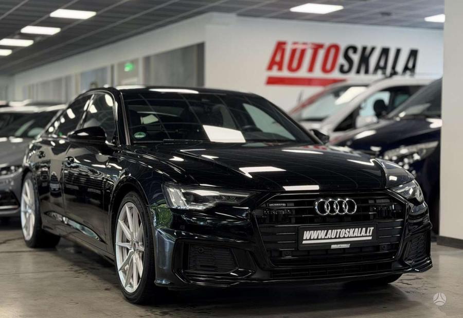 Black Audi A6 2020 in Klaipeda, with an engine capacity of 1.98 L and mileage of 74 thousand km for 36900 €, photo 5 on AUTOMOTO.COM.LV