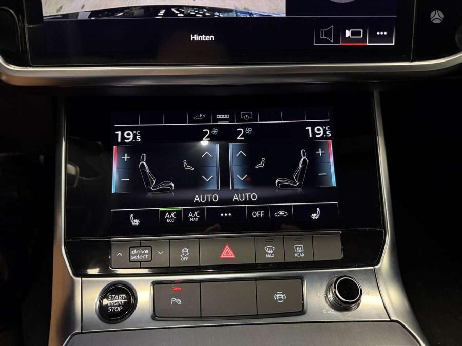 Black Audi A6 2020 in Klaipeda, with an engine capacity of 1.98 L and mileage of 74 thousand km for 36900 €, photo 15 on AUTOMOTO.COM.LV
