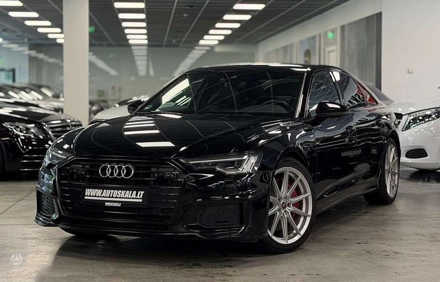 Black Audi A6 2020 in Klaipeda, with an engine capacity of 1.98 L and mileage of 74 thousand km for 36900 €, photo 25 on AUTOMOTO.COM.LV