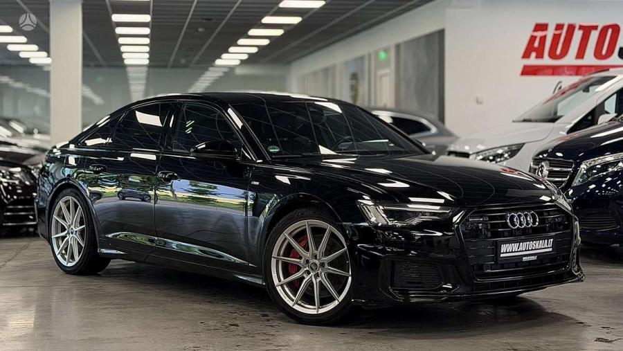 Black Audi A6 2020 in Klaipeda, with an engine capacity of 1.98 L and mileage of 74 thousand km for 36900 €, photo 26 on AUTOMOTO.COM.LV