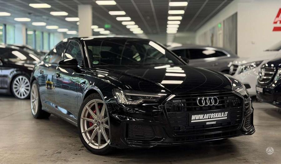 Black Audi A6 2020 in Klaipeda, with an engine capacity of 1.98 L and mileage of 74 thousand km for 36900 €, photo 33 on AUTOMOTO.COM.LV