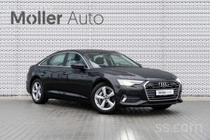 Black Audi A6 2021 in Riga, with an engine capacity of 2.00 L and mileage of 128 thousand km for 29490 €, photo 2 on AUTOMOTO.COM.LV