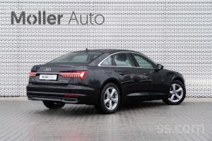 Black Audi A6 2021 in Riga, with an engine capacity of 2.00 L and mileage of 128 thousand km for 29490 €, photo 4 on AUTOMOTO.COM.LV