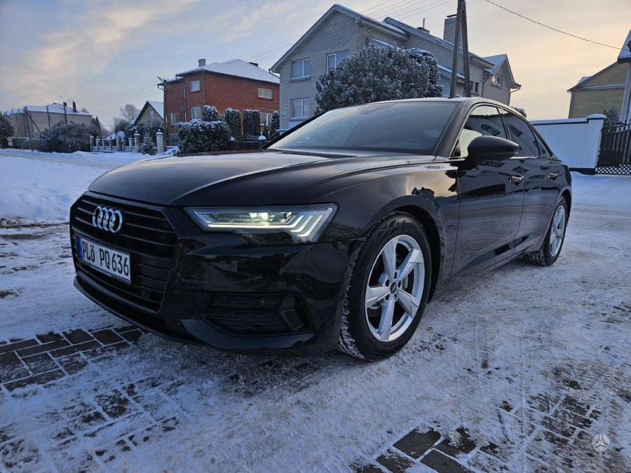 Black Audi A6 2021 in Radviliskis, with an engine capacity of 1.97 L and mileage of 188 thousand km for 25200 €, photo 1 on AUTOMOTO.COM.LV