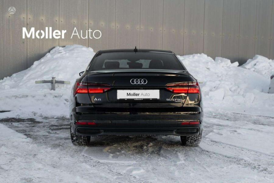 Melns Audi A6 2021 Viļņa, ar dzinēja tilpumu 2.00 L un nobraukumu 60 tūkst. km par 32800 €, foto 5 vietnē AUTOMOTO.COM.LV