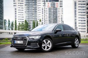 Black Audi A6 2021 in Valmiera, with an engine capacity of 2.00 L and mileage of 153 thousand km for 27000 €, photo  on AUTOMOTO.COM.LV