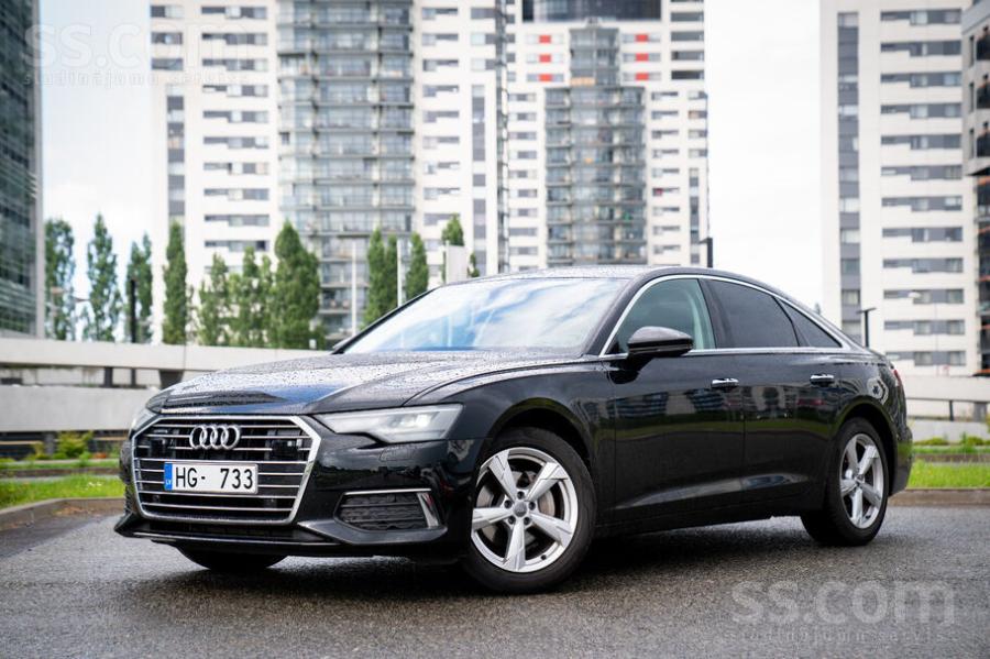 Black Audi A6 2021 in Valmiera, with an engine capacity of 2.00 L and mileage of 153 thousand km for 27000 €, photo 1 on AUTOMOTO.COM.LV