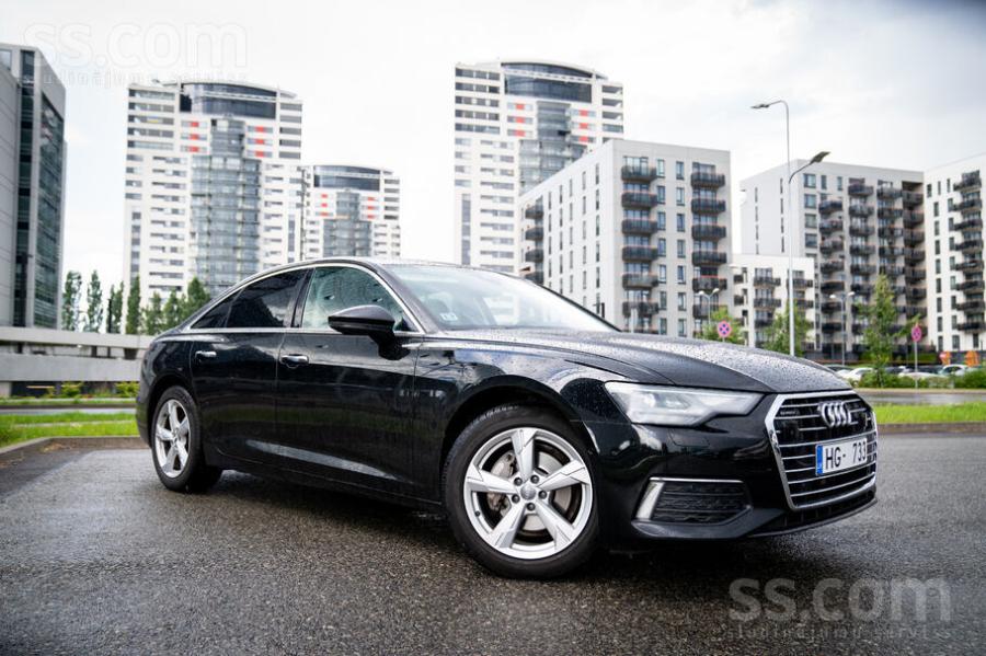 Black Audi A6 2021 in Valmiera, with an engine capacity of 2.00 L and mileage of 153 thousand km for 27000 €, photo 3 on AUTOMOTO.COM.LV