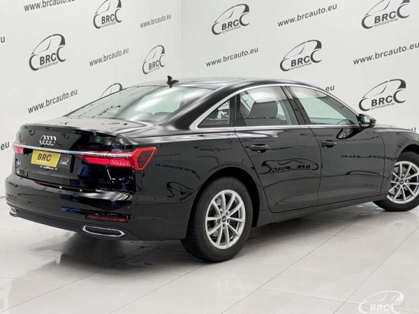 Black Audi A6 2021 in Vilnius, with an engine capacity of 1.97 L and mileage of 190 thousand km for 21500 €, photo 3 on AUTOMOTO.COM.LV
