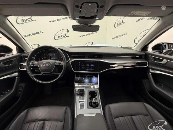 Black Audi A6 2021 in Vilnius, with an engine capacity of 1.97 L and mileage of 190 thousand km for 21500 €, photo 4 on AUTOMOTO.COM.LV